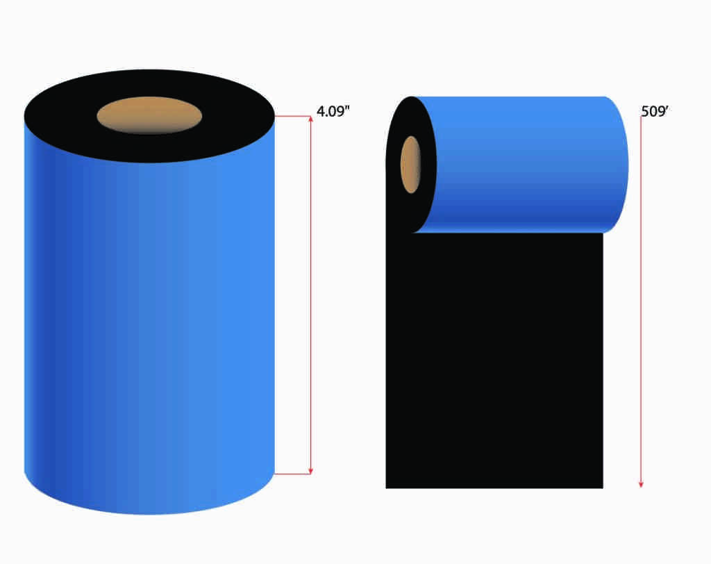 4.09" X 509' BMW Intermec Ribbon - Barcode Labels